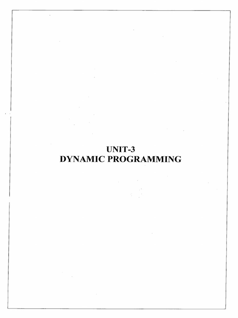 DAA Notes Unit-3,4,5 | PDF
