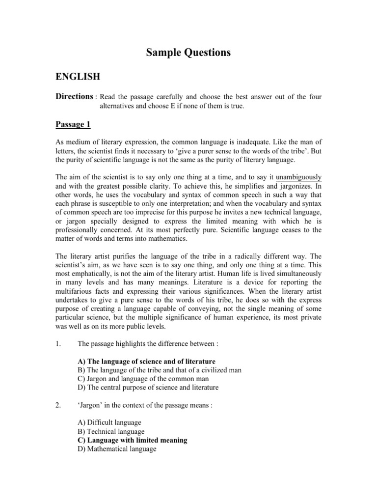 JEMAT General English Paper | PDF