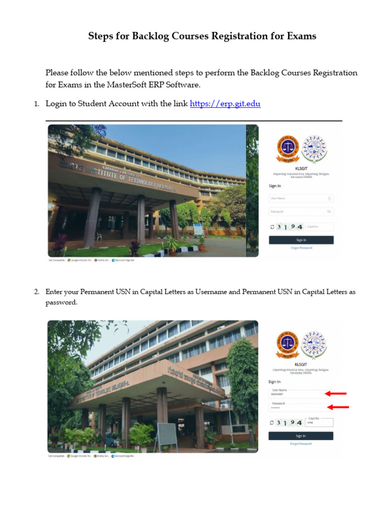 Backlog Registration HelpFile | PDF