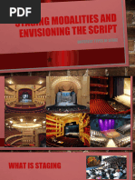 Staging Modalities and Envisioning The Script: Different Types of Stage ...