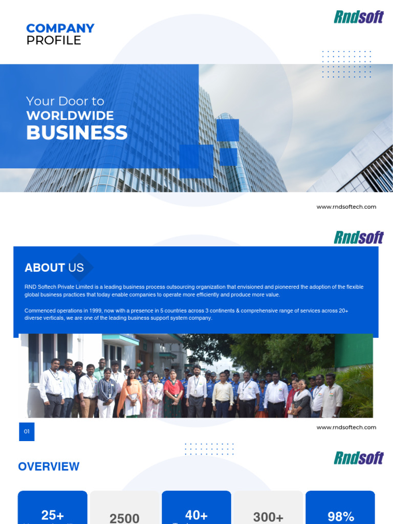 RND Softech Company Profile 2024 - 250121 - 195057 | PDF | Information ...