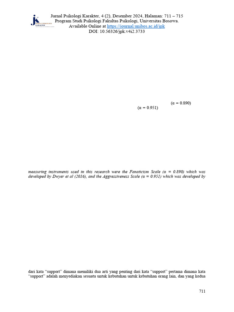 Fanatisme dan Agresivitas Suporter PSM | PDF