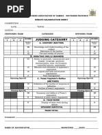 Classroom Debate Grading Rubric | PDF | Argument | Fallacy
