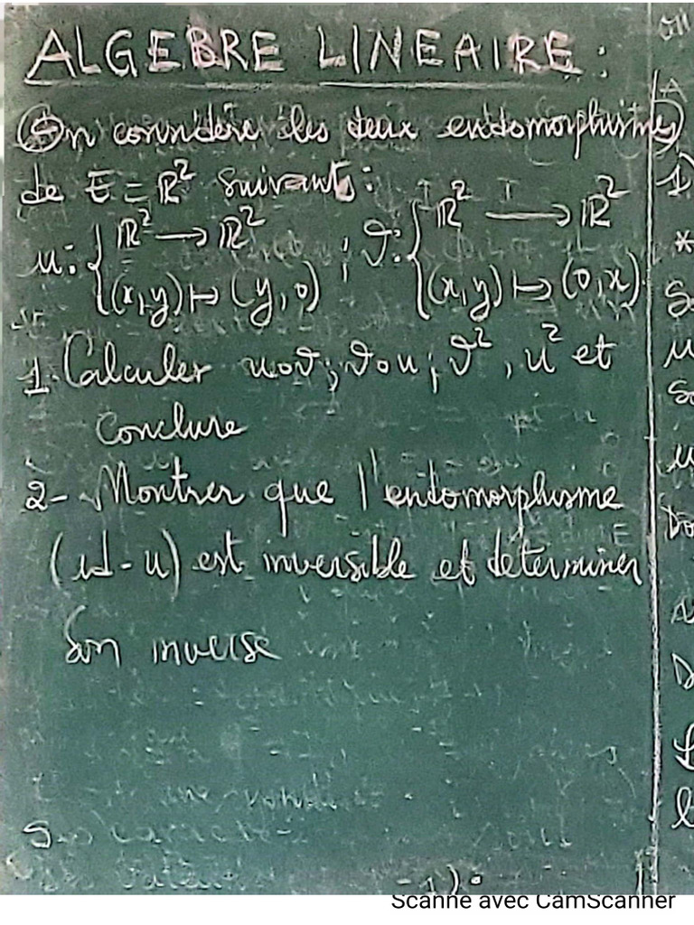 Exo de Remediation Algèbre | PDF
