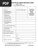 Form 7 Driving Licence Details | PDF | Driver's License | Identity Document