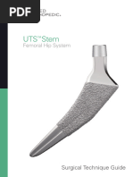 015 Exeter V40 Femoral Stem Using Modular Broach Surgical Technique For ...