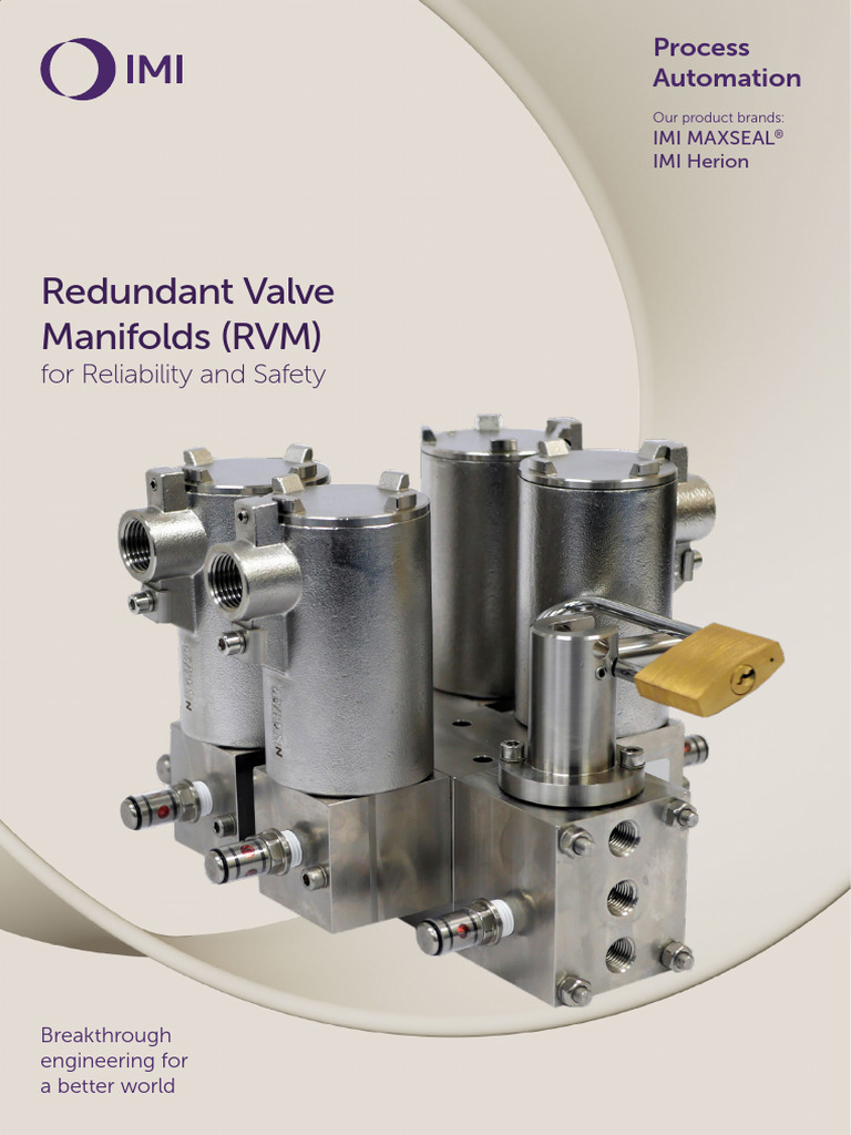 IMI Thompson Valves Redundant Valve Manifold RVM Brochure 23oct24 | PDF | Valve | Reliability ...