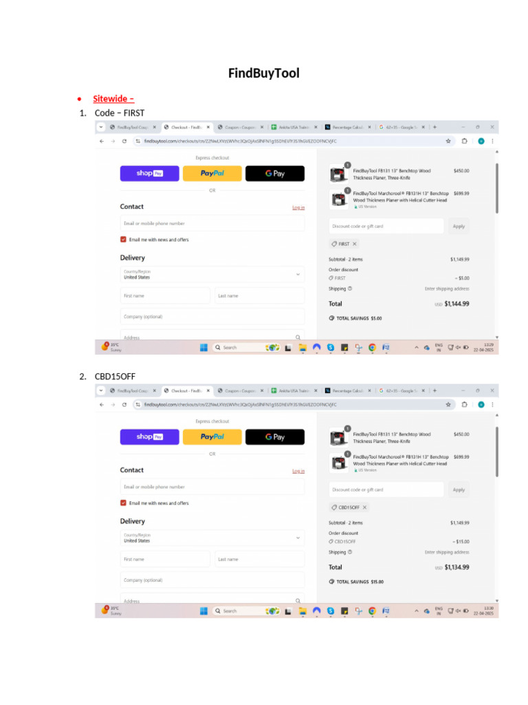 Find Buy Tool | PDF