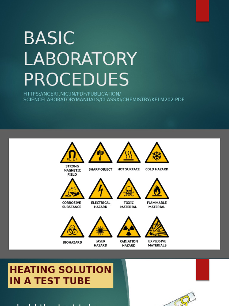Essential Chemistry Lab Techniques | PDF