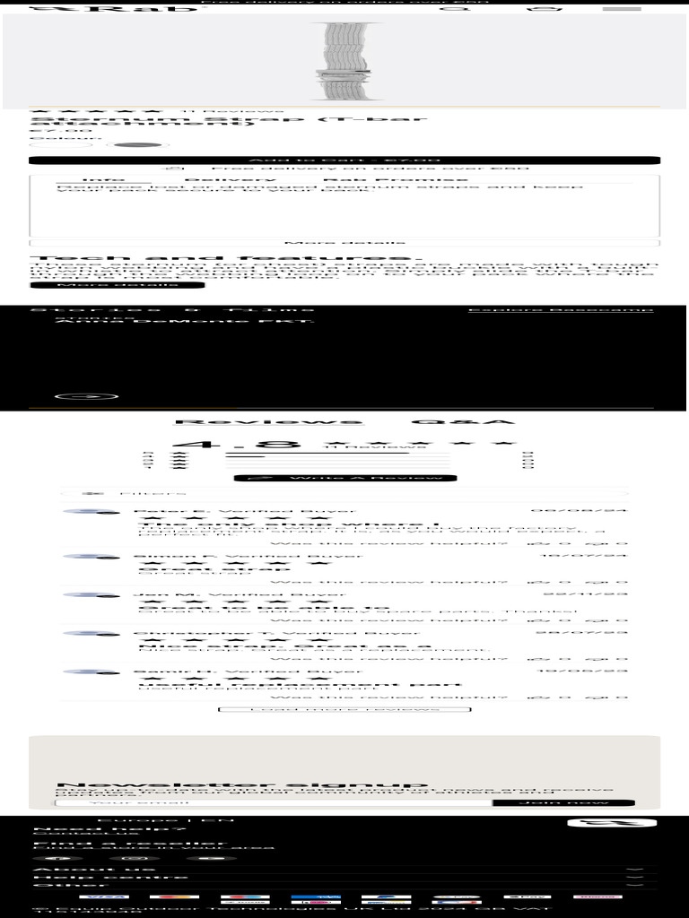 Sternum Strap (T-Bar Attachment) - Rab® EU | PDF