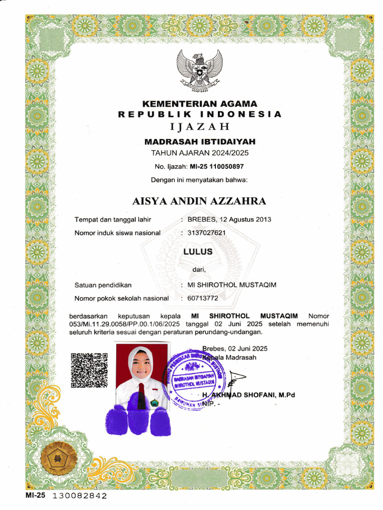 Aisya Andin Azzahra 20250705 0001 | PDF