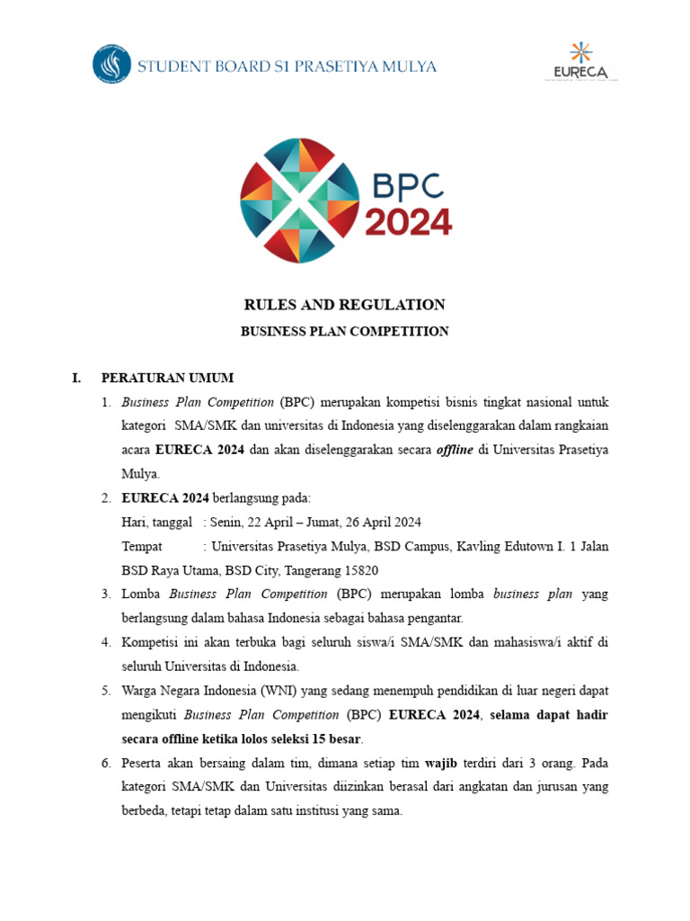Booklet Dan RNR BPC EURECA 2024 | PDF