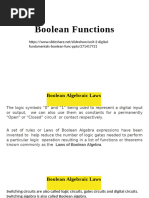 Boolean Algebra Laws Overview | PDF
