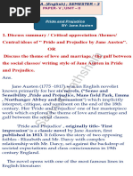 Pride and Prejudice (Public Domain Text) | PDF