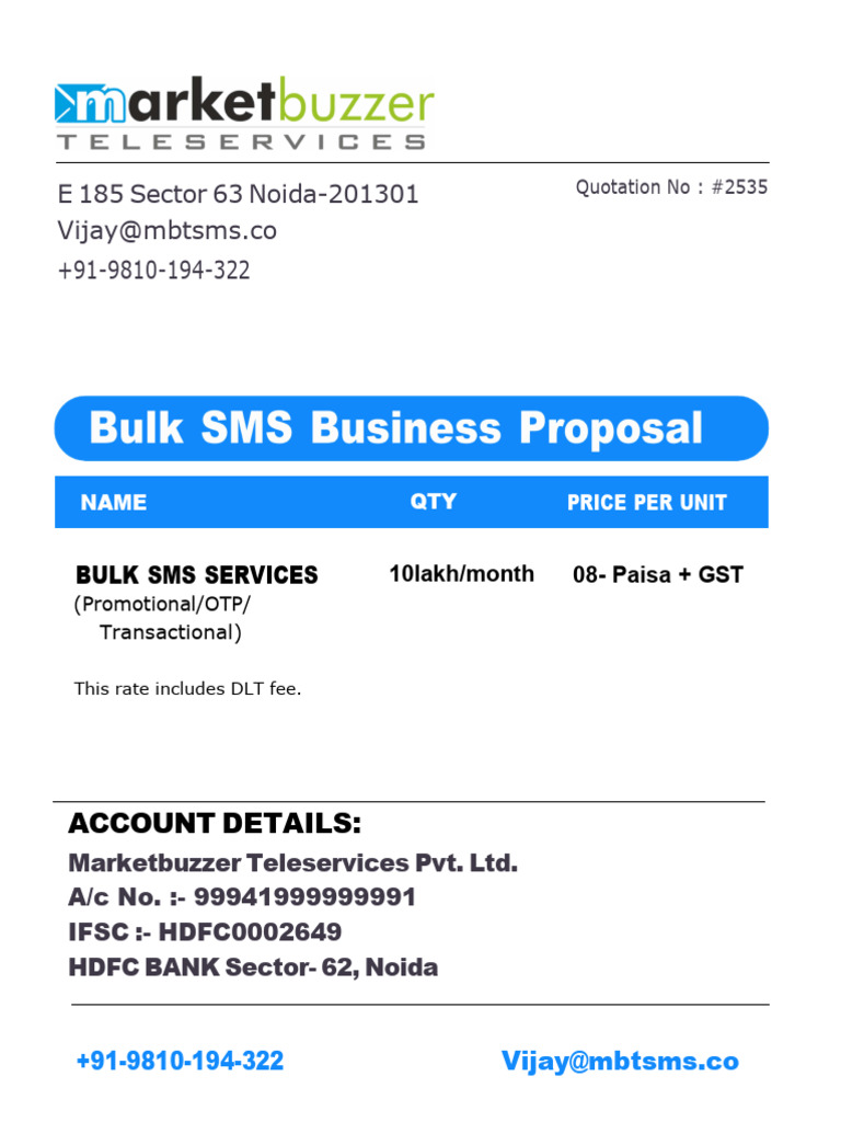 Sms Quotation 10lakh Gov | PDF