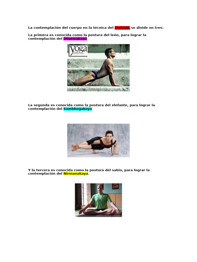 Thogal-3 Posturas Kayasl | PDF