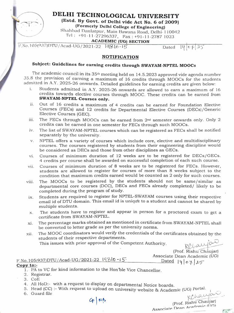 New MOOCS Guidelines 2025 Is Ja To XR 5g D | PDF | Educational Stages