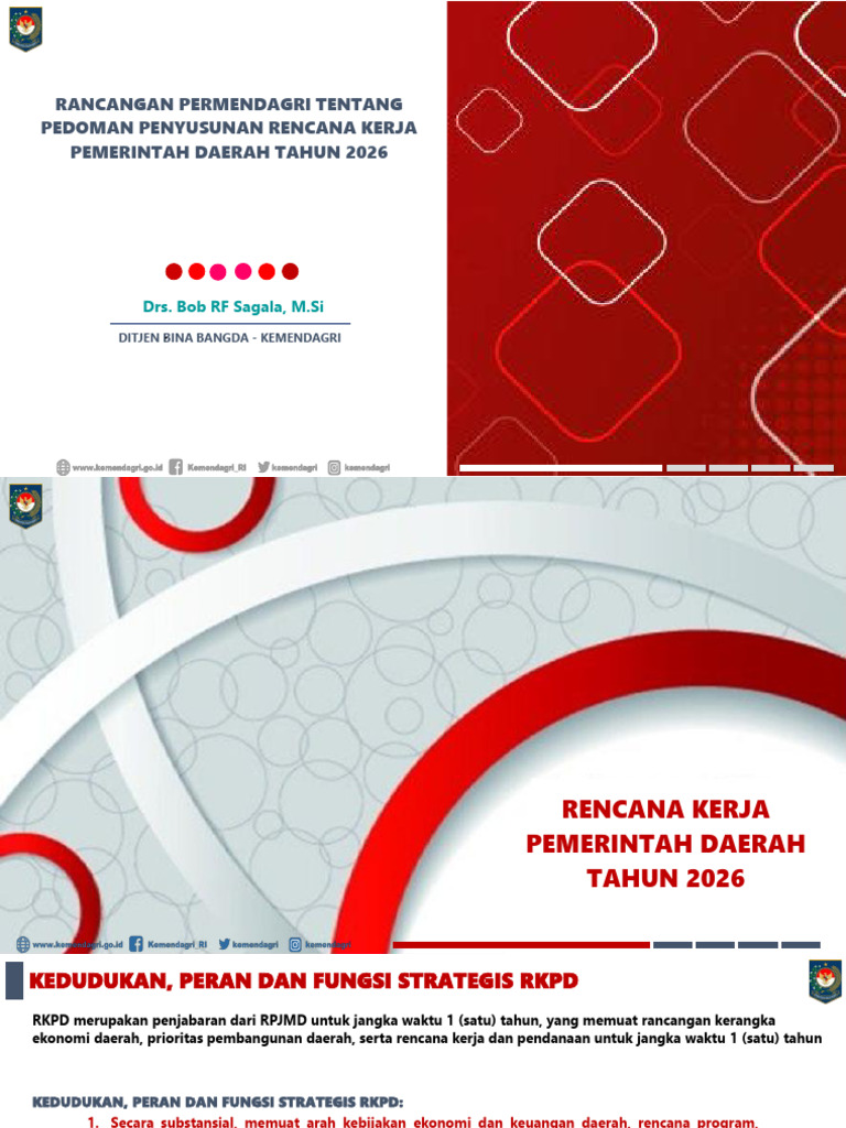 Paparan Pedoman Pedum RKPD 2026 | PDF
