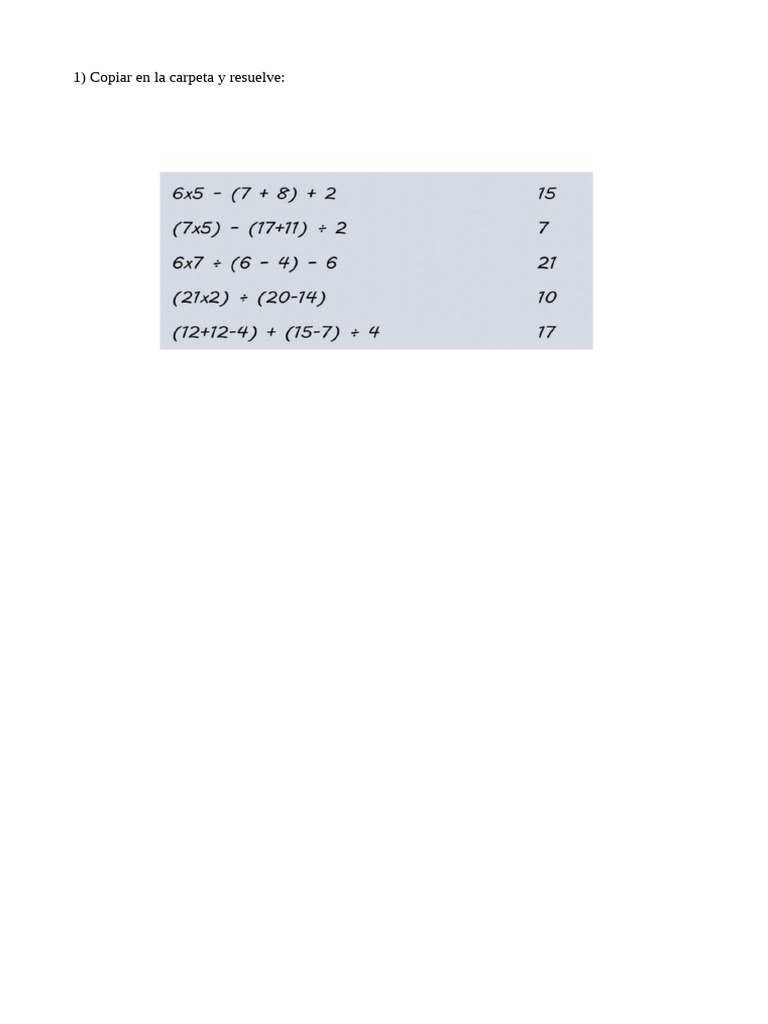 Actividad Ejercicio Combinado | PDF
