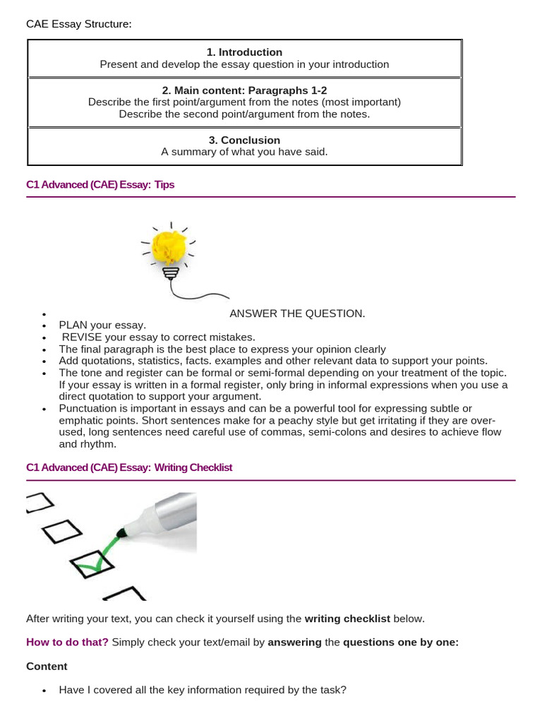 CAE Essay Structure 2 | PDF | Essays | Word