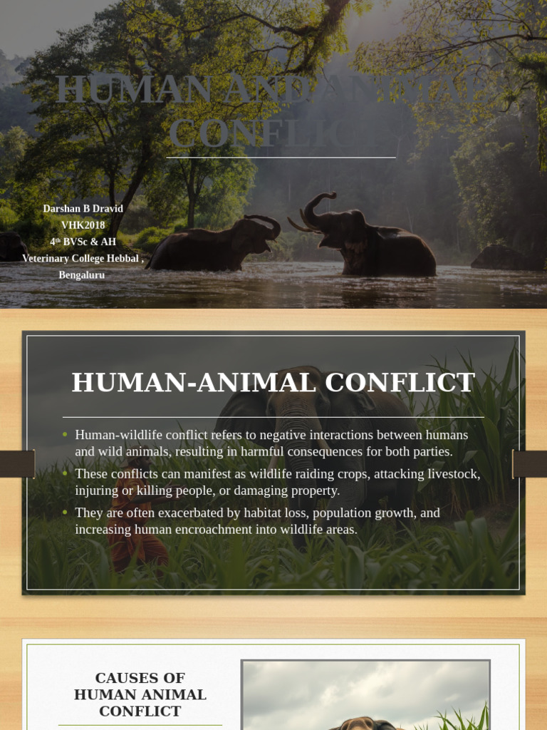 Causes of Human-Wildlife Conflict | PDF | Conservation Biology | Wildlife