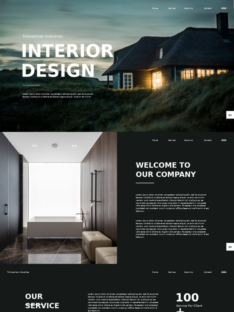 Elegant Interior Design Presentation | PDF