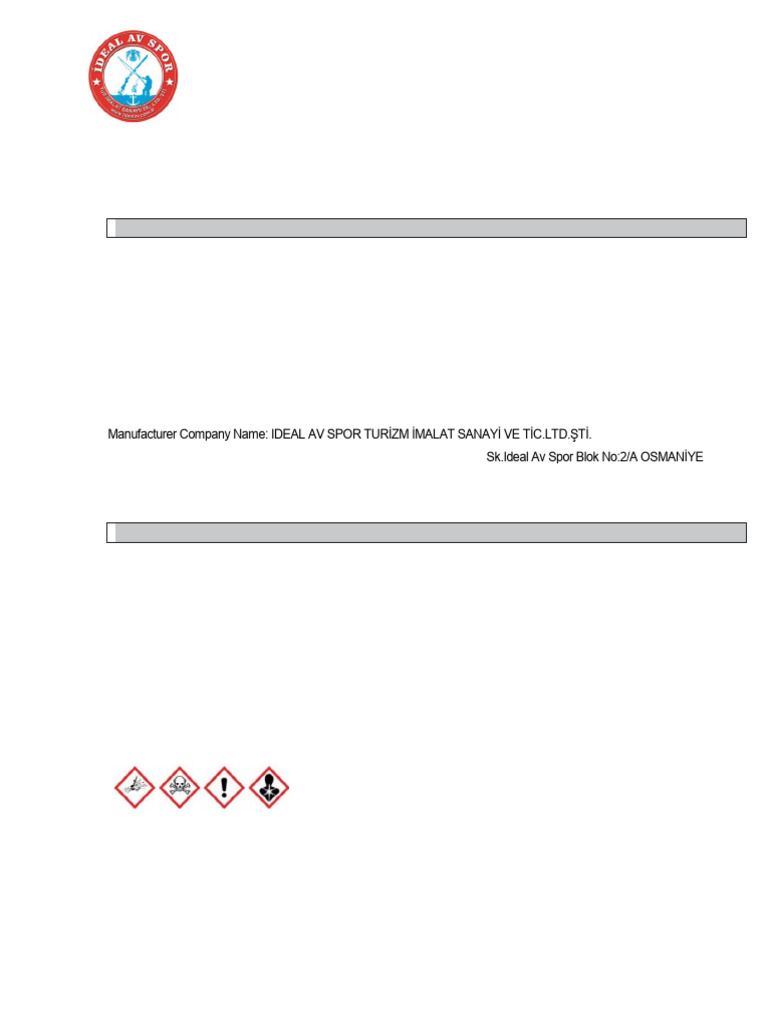 Senegal CS Smoke Projectile MSDS | PDF | Occupational Safety And Health | Safety