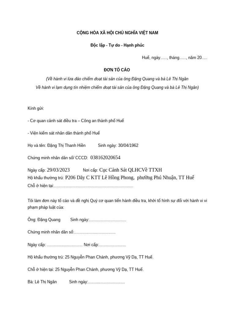 Mau Don To Cao Lua Dao | PDF