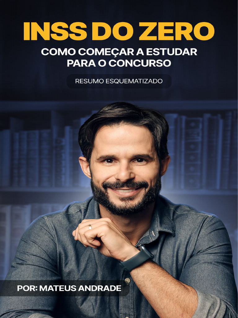 Resumo Esquematizado - Projeto INSS (Aula 01) | PDF
