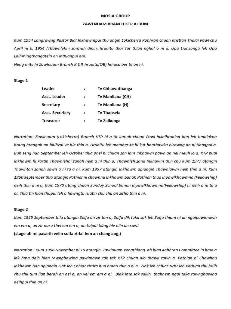 Mosia Group | PDF