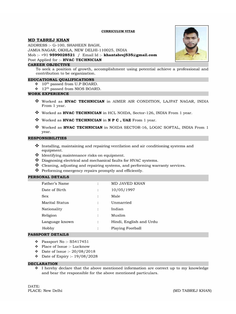 MD Tabrej Khan | PDF