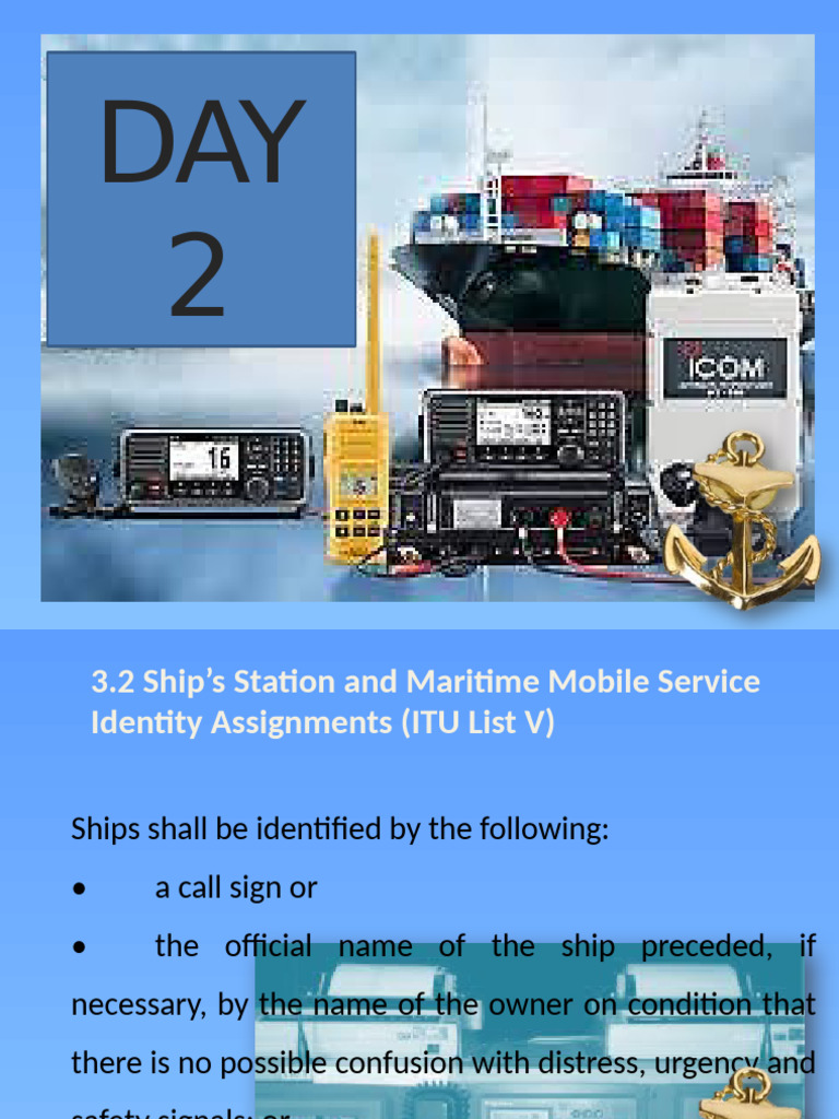 Maritime Mobile Service Identity Guide | PDF | Modulation | Antenna (Radio)