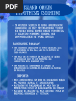 AP7 Q1 W5 Day 3 - Island Origin Hypothesis (Solheim) - Teoryang Nusantao | PDF