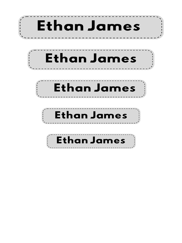 Nametag | PDF