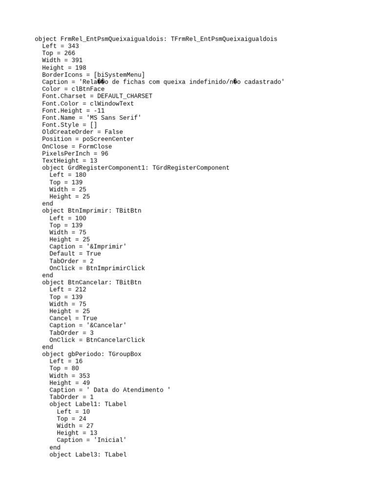 uFrmRel EntPsmQueixaigualdois | PDF