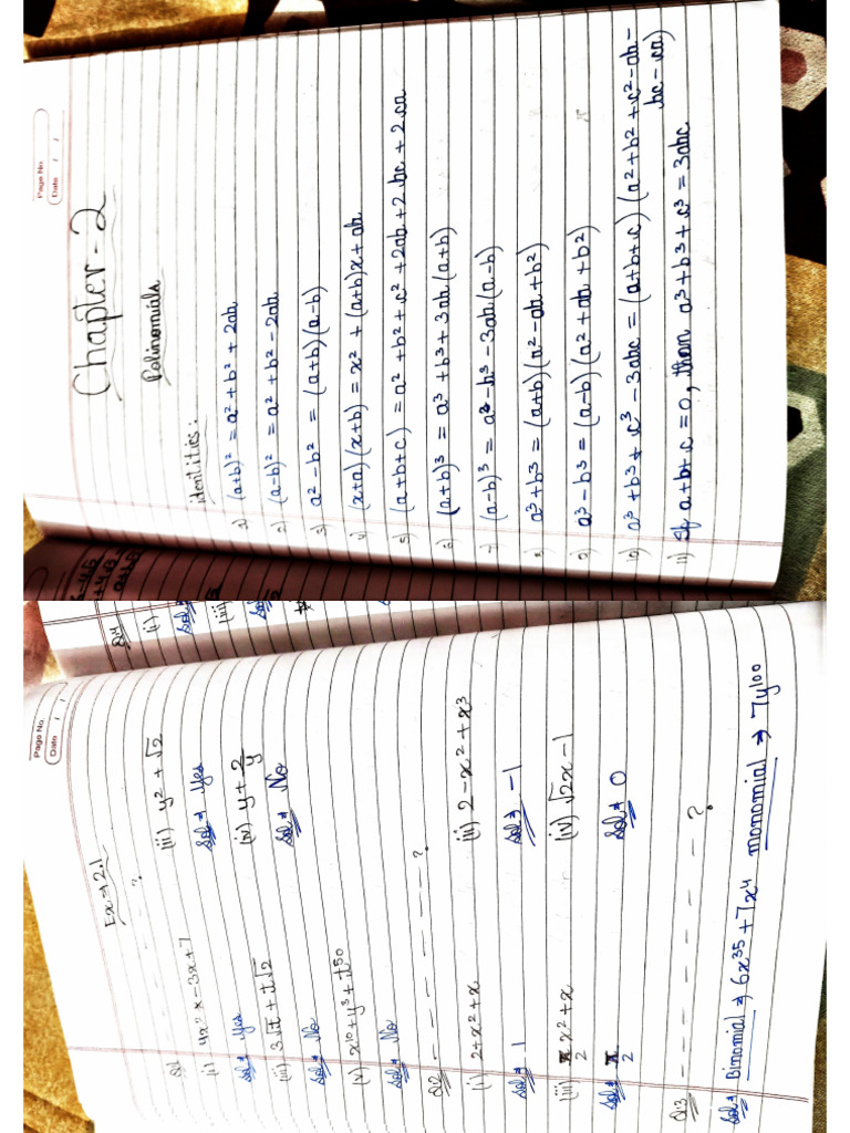 Maths CH 2 Class 9 | PDF