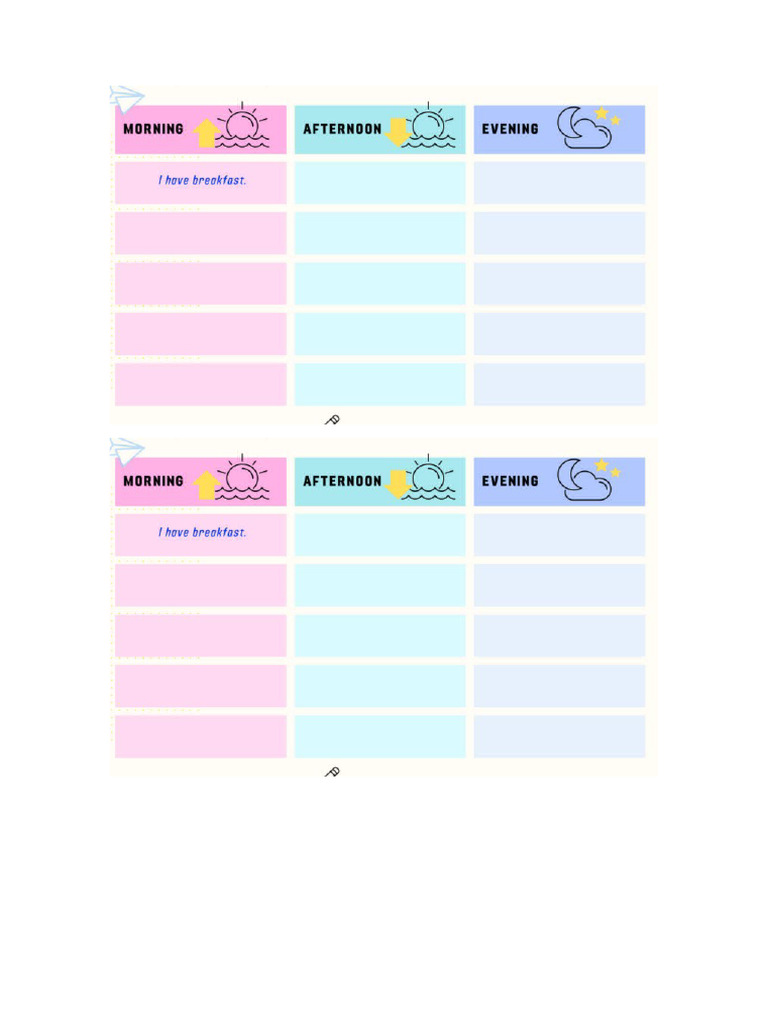 Tabla Daily Routine | PDF