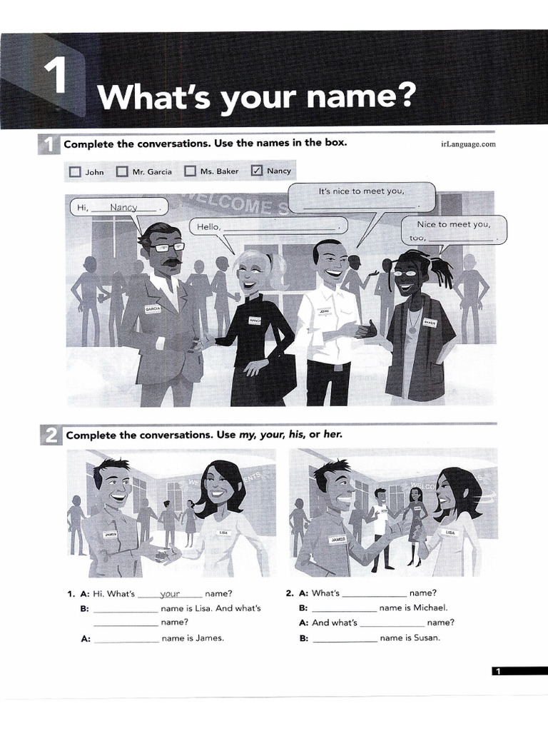 WB Intro - Unit 1 Answers | PDF