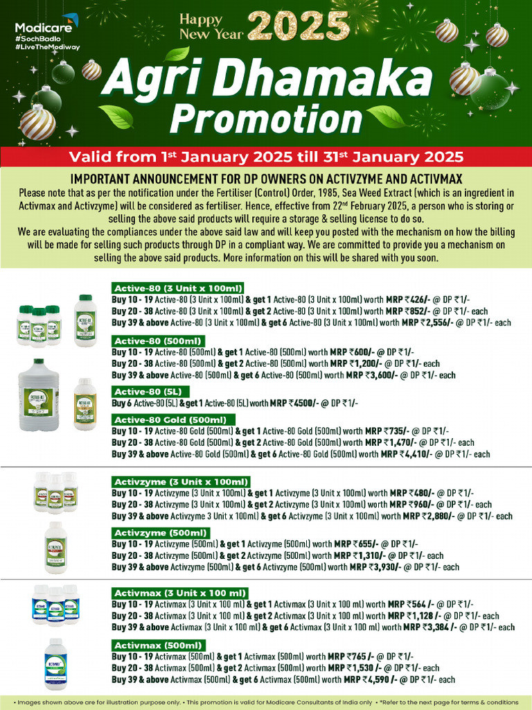 Agri Dhamaka Poster January 2025 | PDF