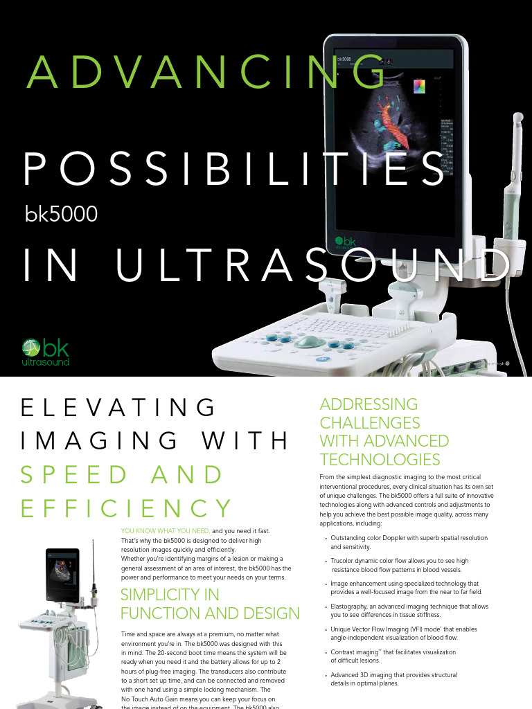General Brochure BK5000 | PDF | Medical Ultrasound | Medical Imaging