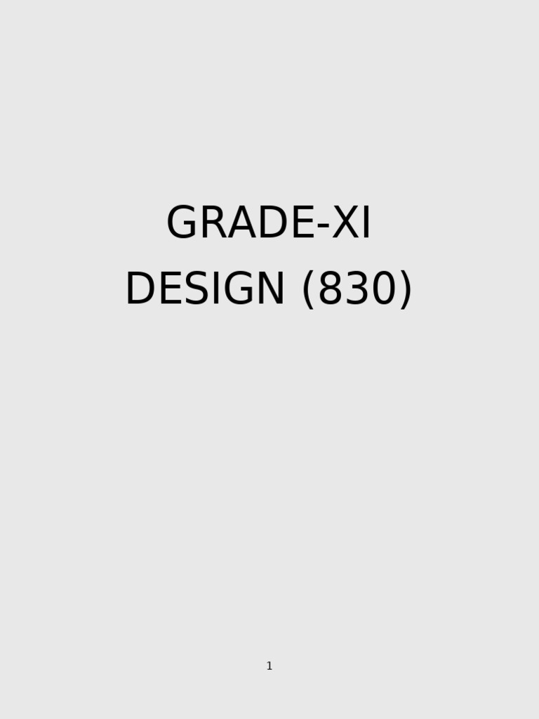 Grade 11 Design Textbook | PDF | Drawing | Brainstorming