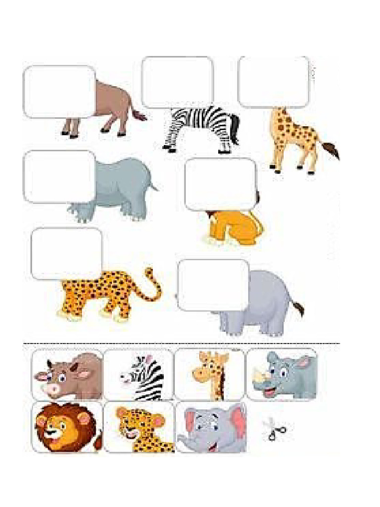 Actividades para Cortar y Pegar | PDF