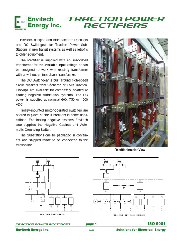 Envitech Rectifiers Dcswitchgears | PDF | Rectifier | Direct Current
