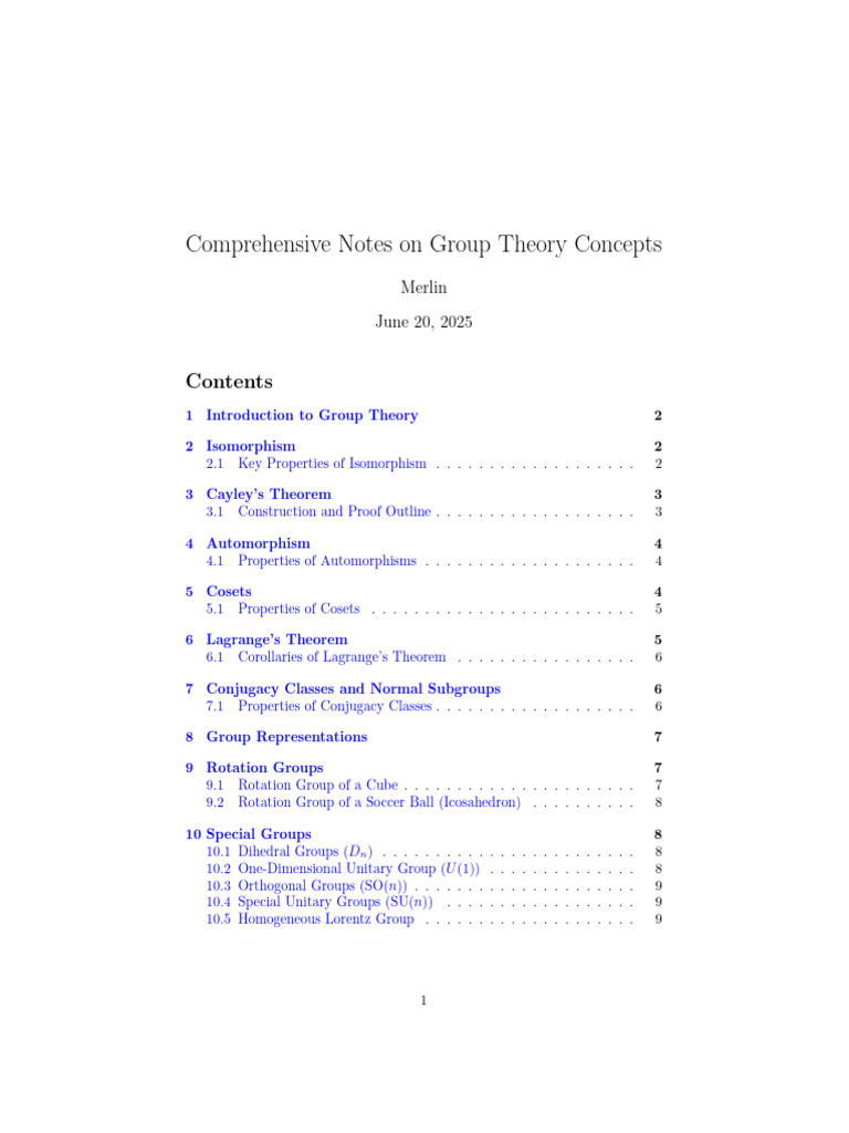 MMP 2 Group Theory | PDF | Group (Mathematics) | Group Theory