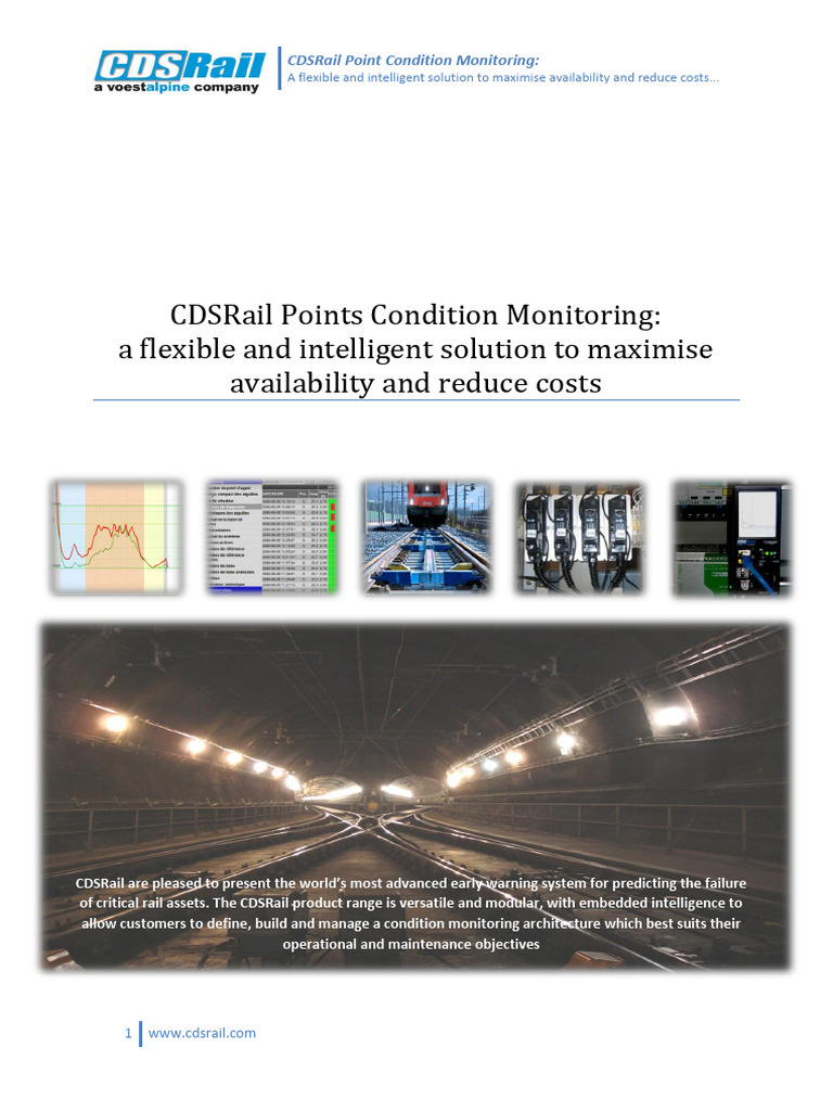CDSRail Points Condition Monitoring Solutions | PDF | Server (Computing ...