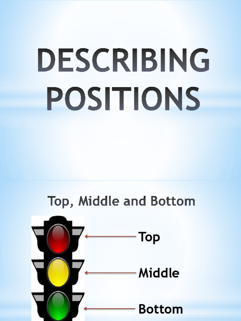 Describing Positions | PDF