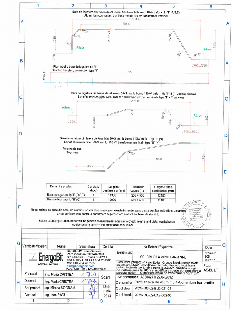 WCN 100 L2 ELD 021 Aluminium Bar Profile 01 | PDF