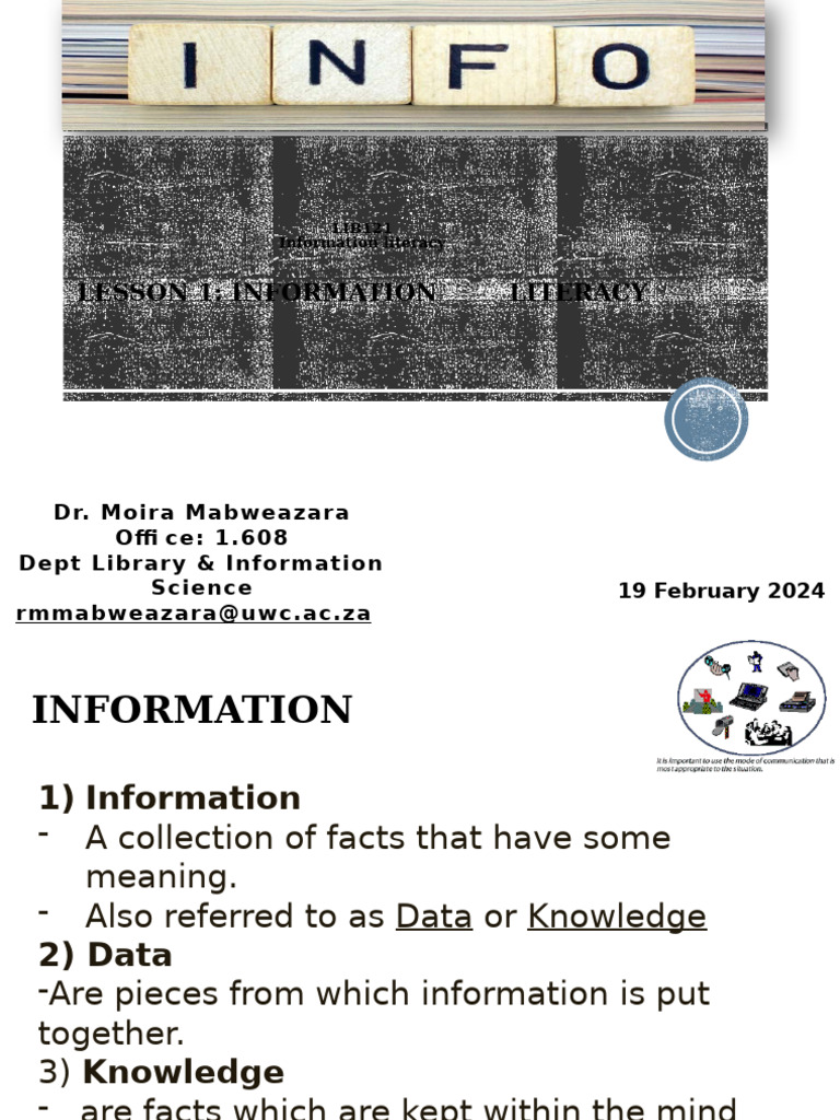 Understanding Information Literacy Skills | PDF | Information Literacy ...