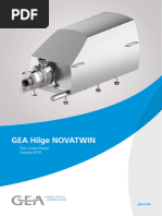 GEA Niro Soavi Panda Plus Homogenizer Brochure | PDF | Valve | Pressure