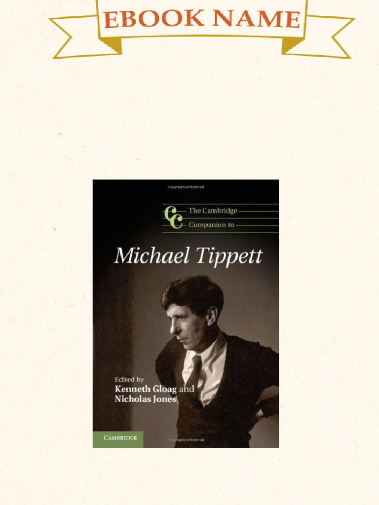 The Cambridge Companion To Michael Tippett Cambridge Companions To ...